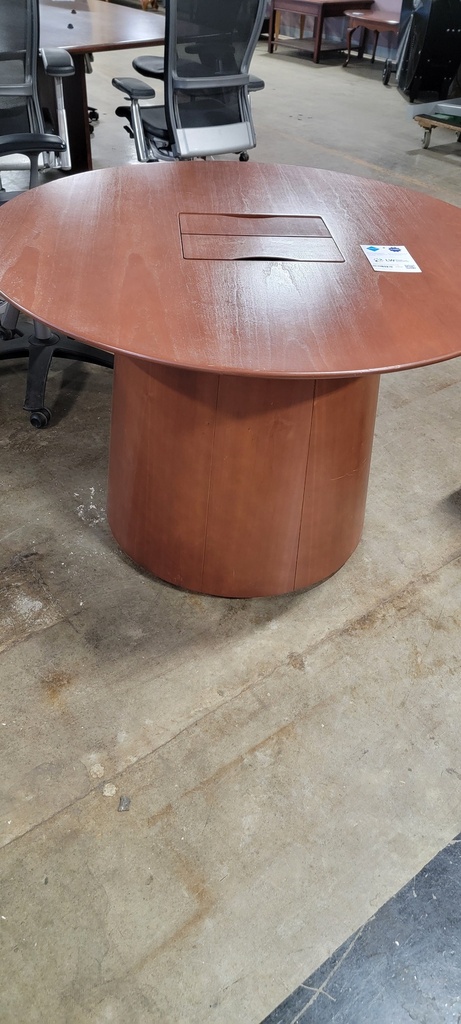Steelcase Veneer 42" round w/power & data | LW Office Furniture in ...