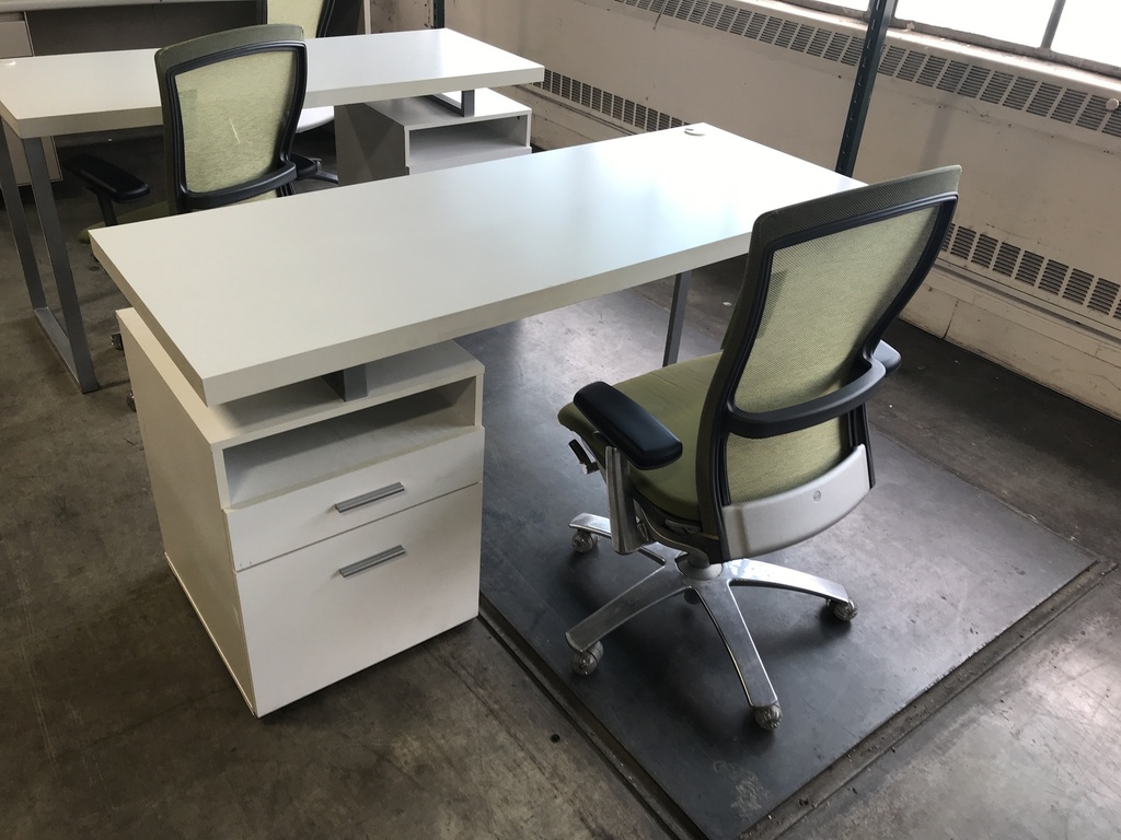 IKEA Desk 60in Single Ped LH | LW Office Furniture in Cincinnati ...