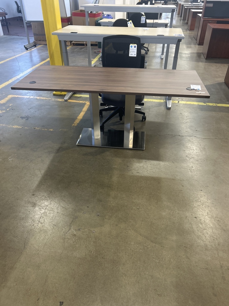 30x71 Walnut Writing Desk | LW Office Furniture in Cincinnati ...