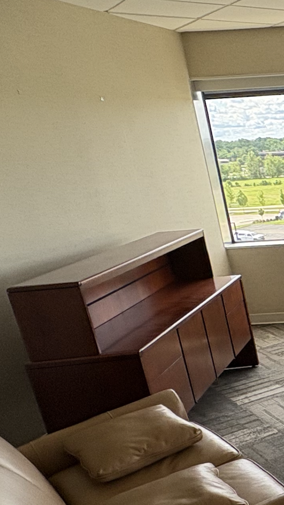 Storage credenza 20”x72” mahogany | LW Office Furniture in Cincinnati ...