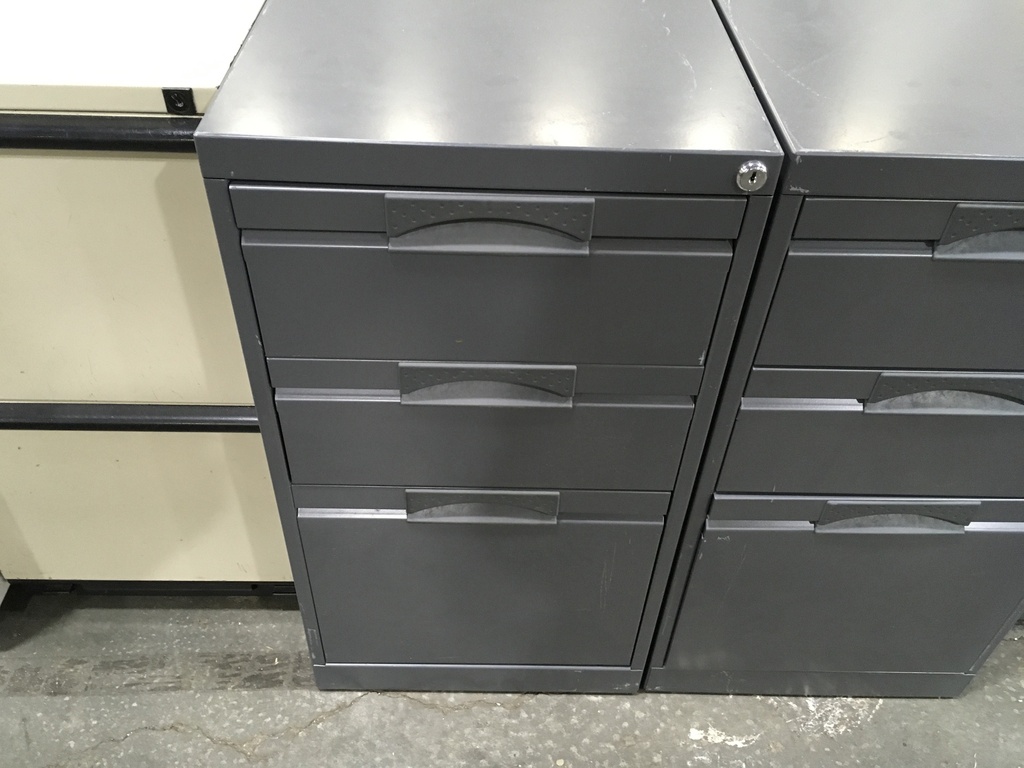 Teknion BBF Grey Pedestal | LW Office Furniture in Cincinnati ...