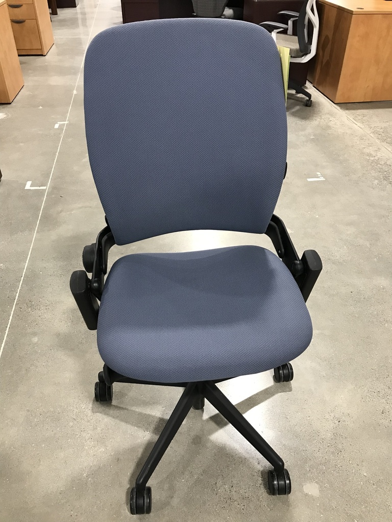 Steelcase Leap Chair No Arms Light Blue | LW Office Furniture in ...